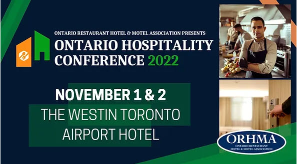 ORHMA's First Annual Ontario Hospitality Conference - November 1 & 2